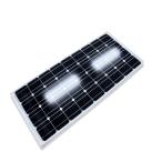 ソーラーパネル 太陽光発電 100W 12V用 ソーラーチャージャー ソーラー充電 蓄電 船 キャンピングカー 電柵 トラック ソーラーバッテリー /【Buyee】