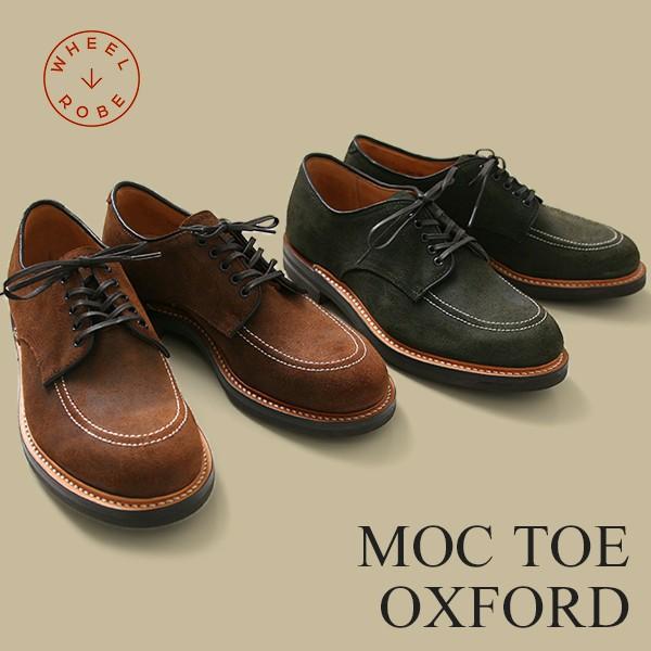 WHEEL ROBE ウィールローブ ウィルローブ MOC TOE OXFORD WHEEL ROBE ウィールローブ ウィルローブ MOC TOE OXFORD