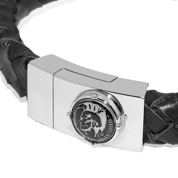ディーゼル DIESEL ブレスレット レザーブレス ブラック ディーゼル DIESEL ブレスレット レザーブレス ブラック
