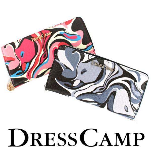 DRESSCAMP ドレスキャンプ ポップアート柄ラウンドジップ DRESSCAMP ドレスキャンプ ポップアート柄ラウンドジップ